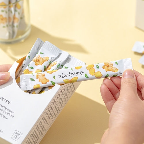 Ginger Extract Sticks 생강청 스틱 (160g, 10 Sticks) – Seoul Recipe HK