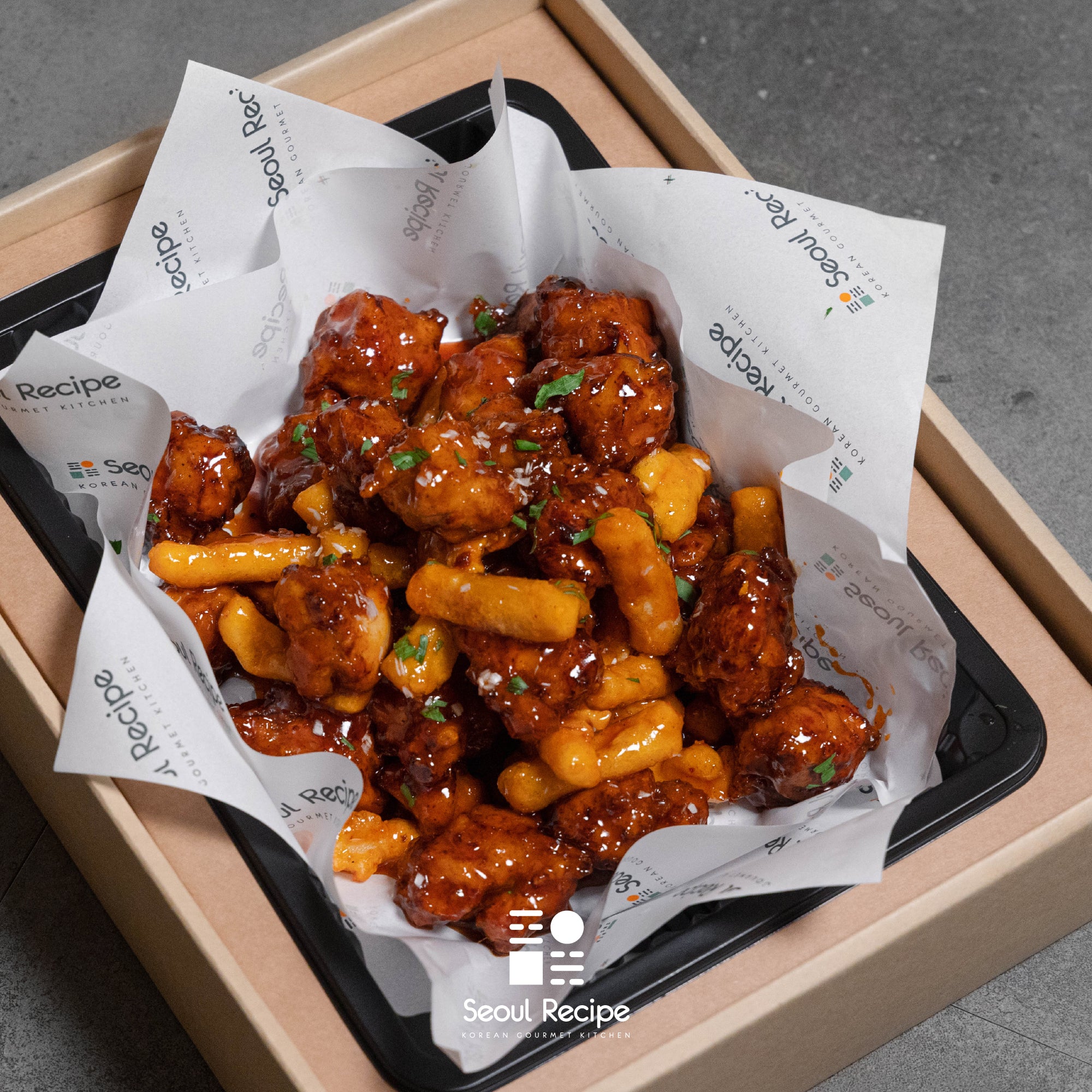 how to make korean fried rice cake