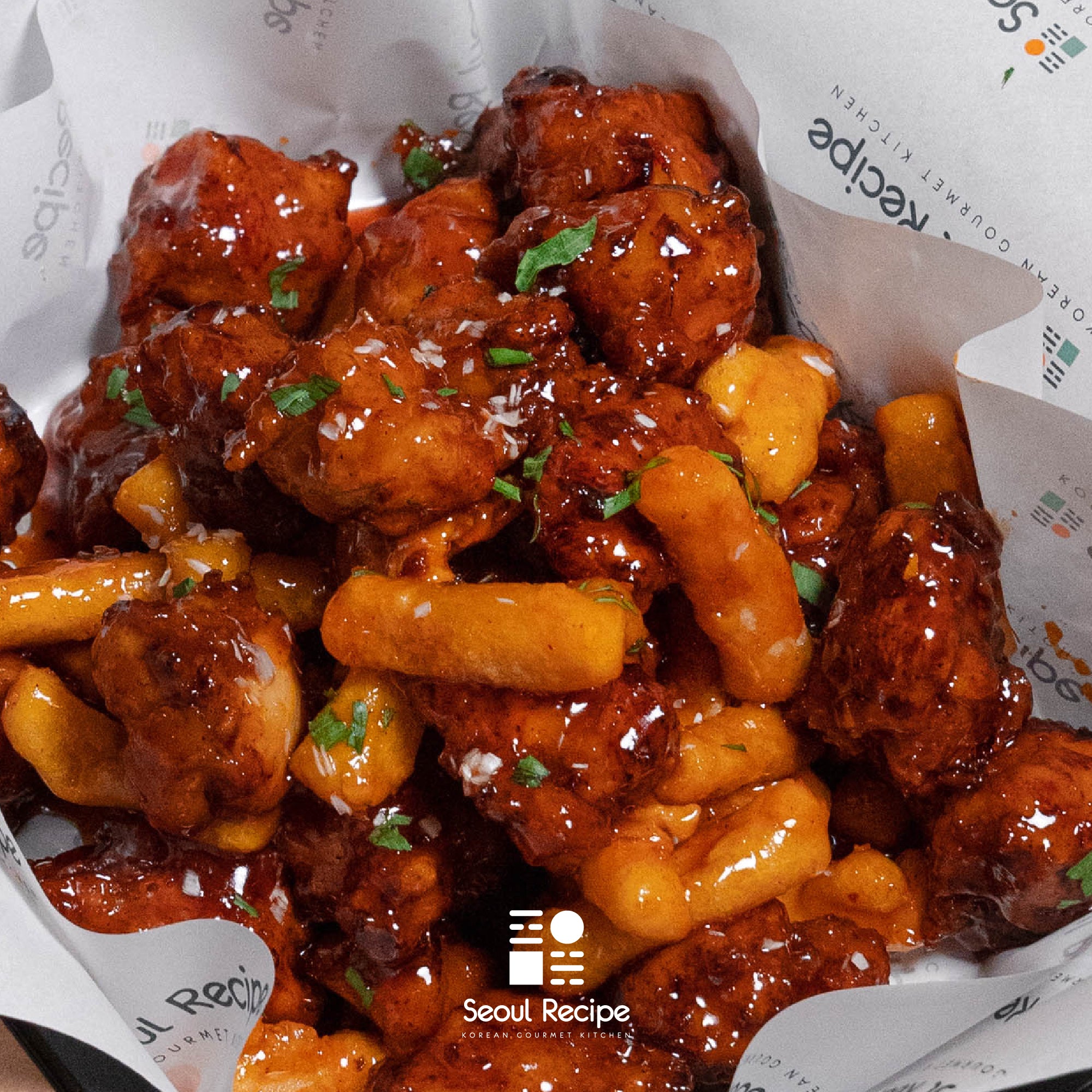 how to make korean fried rice cake